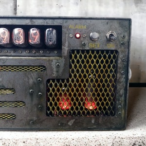 Nixie Tube Clock Radio With Bluetooth, AUX, Fm-radio, Alarm, in ...