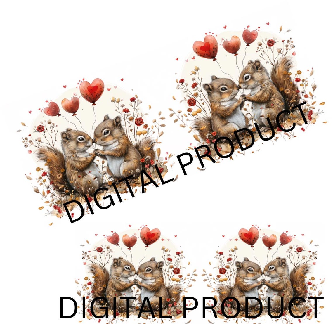 Valentines Day Mug Wrap, Cute Valentines Animal 11oz & 15oz Mug ...