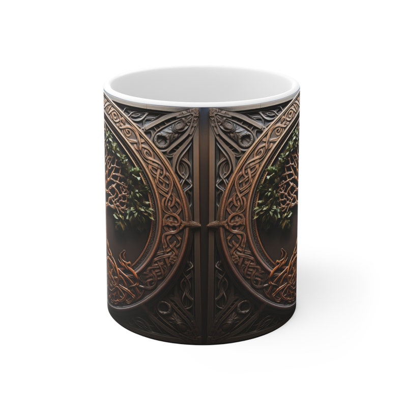 3D Tree of Life Mug Wrap, 3D Leather Effect Tree of Life Mug ...
