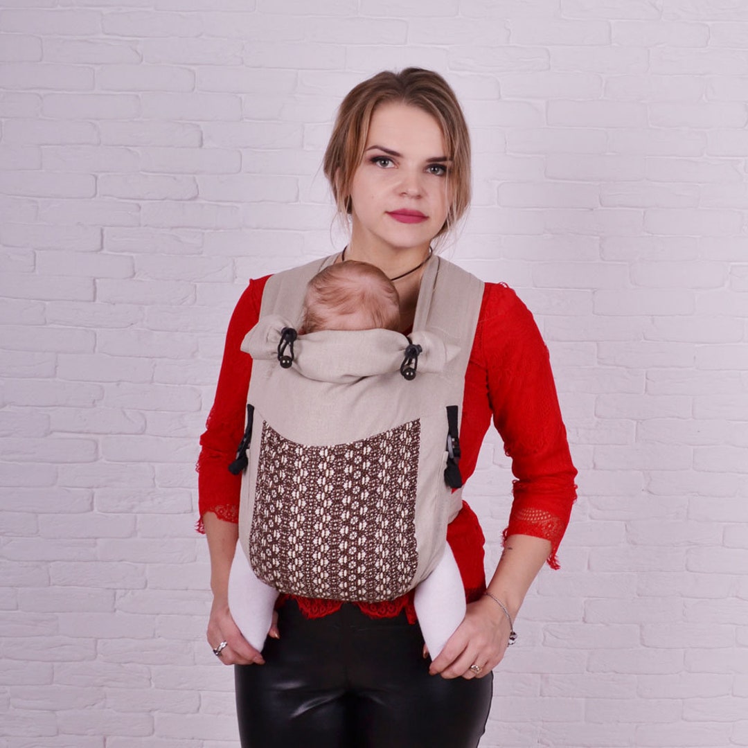 Adjustable Linen Mei Tai Toffee. Baby Carrier Wrap - Etsy
