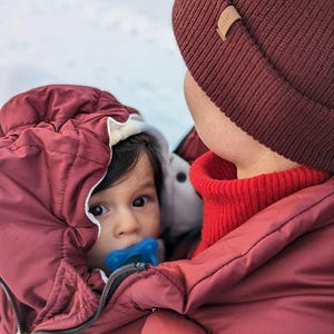 3-in-1 Babywearing Winter Jacket: Maternity & Postpartum Coat - Etsy