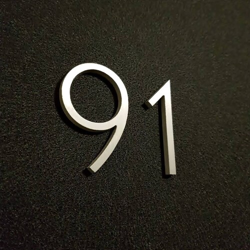 Large Modern House Numbers and Letters for House Number Sign | Etsy Canada