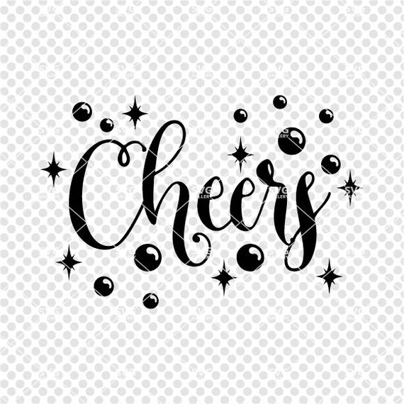 Party SVG Cheers SVG Digital Cut File Sparkle Svg Magic | Etsy