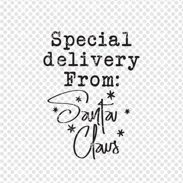 Special Delivery Elf Svg - Etsy