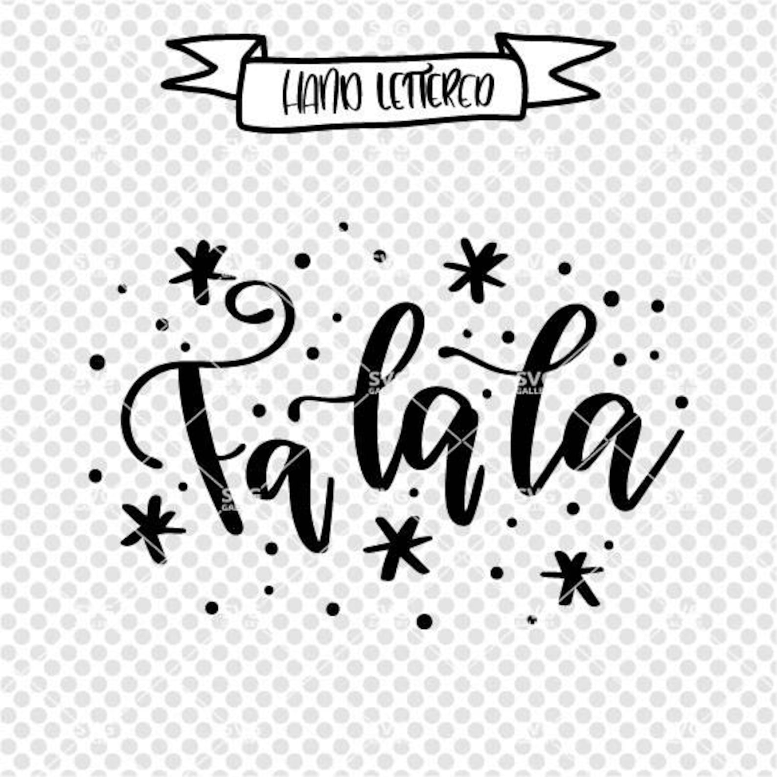 Fa La La Svg, Falala Svg, Christmas SVG, Christmas Time Svg, Digital ...