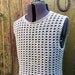 Men's Crochet Pattern, Sleeveless Mesh Top - Etsy