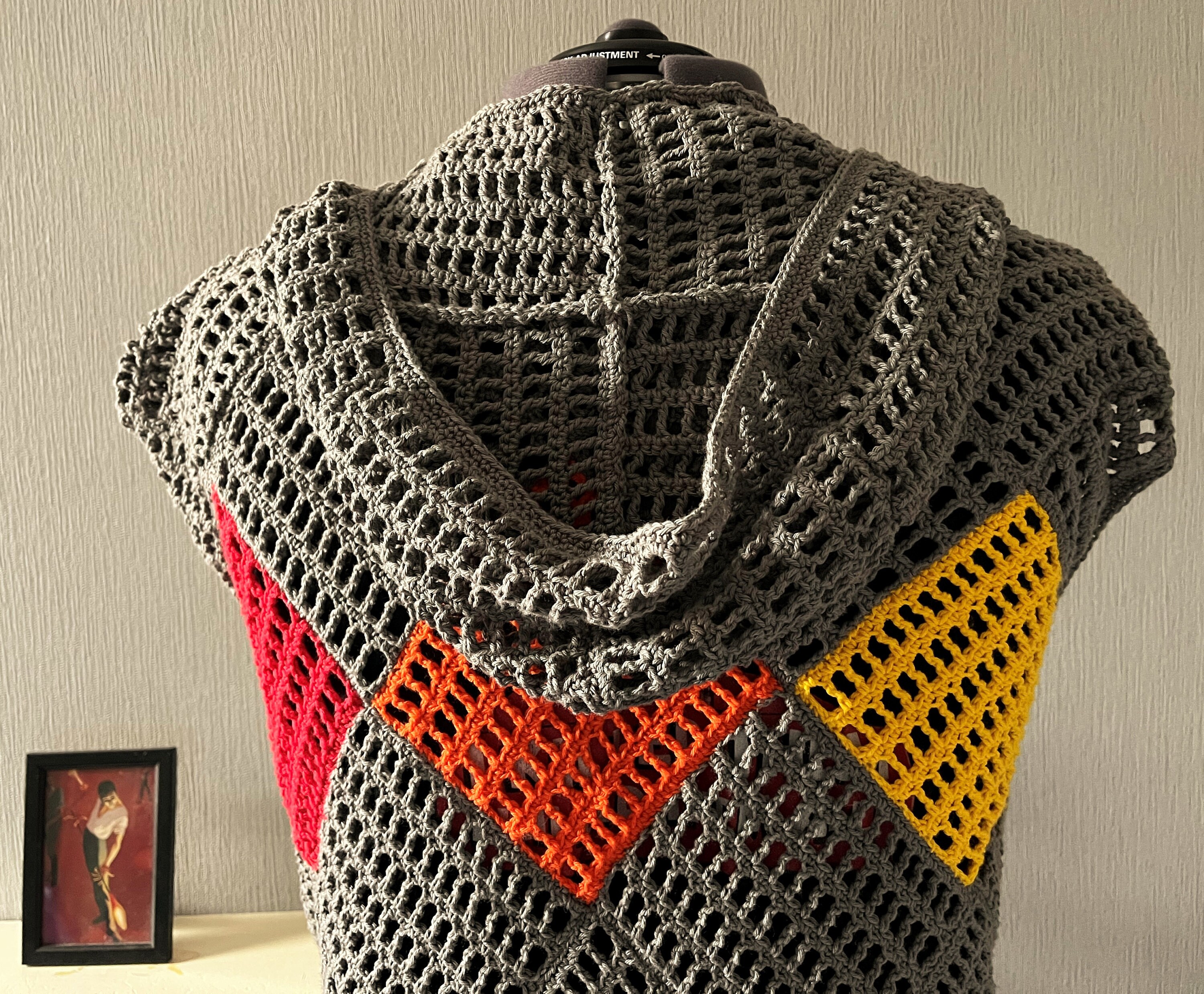 Men's Crochet PDF Pattern, Grid Square Shirt - Etsy