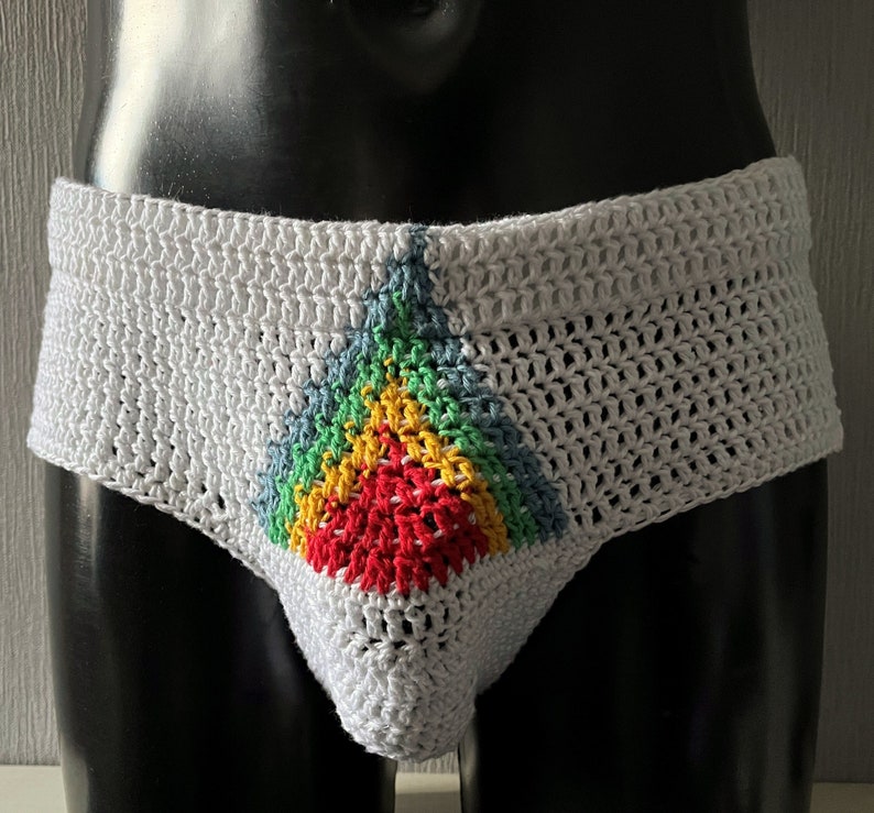 Men's Crochet Pattern, Full Side Briefs in Double Knit Yarn - Etsy