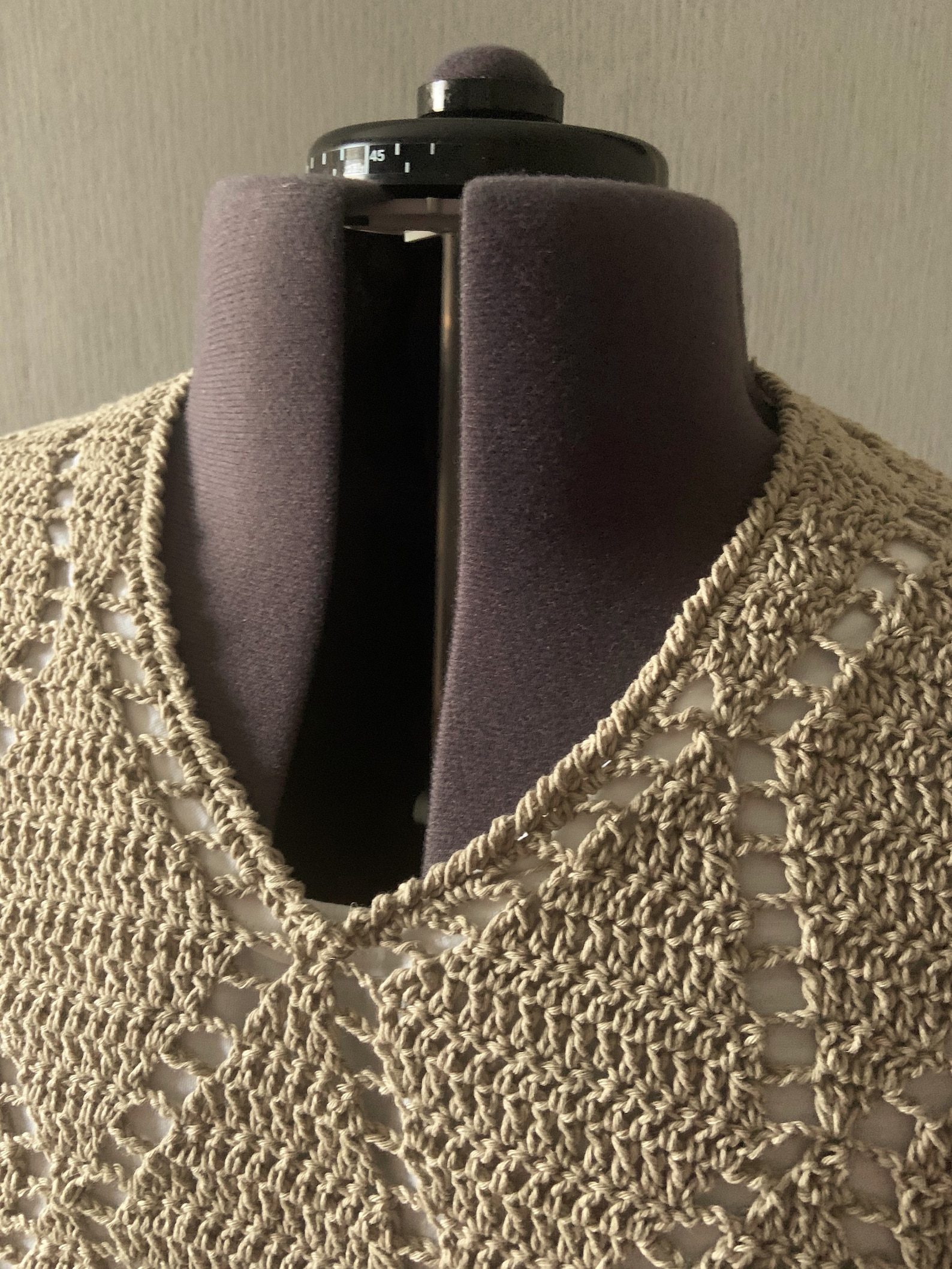 Men's Crochet Pattern Diamond Mesh V-neck Top - Etsy