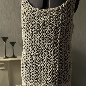 Men's Crochet PDF Pattern, Wide Triple Stitch Mesh Tank Top, All Sizes ...