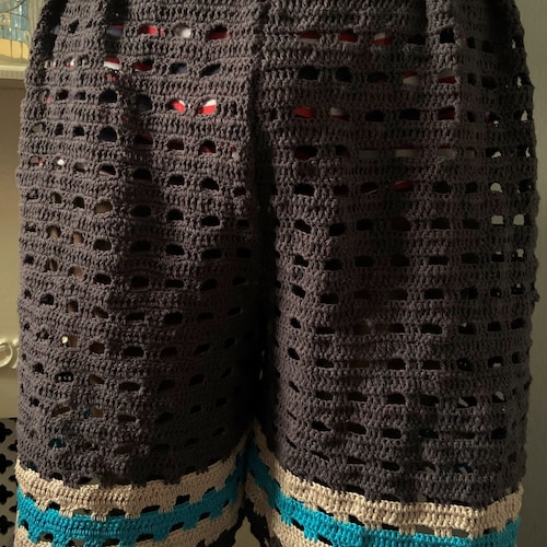 Men's Crochet PDF Pattern Checkered Mesh Tank Top - Etsy UK