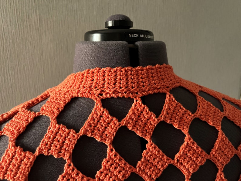 Men's Crochet PDF Pattern, Checkered Mesh Tank Top - Etsy UK