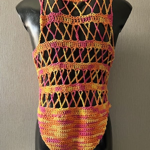 Men's Crochet PDF Pattern, Worsted Weight Twisted Chain Bodysuit - Etsy