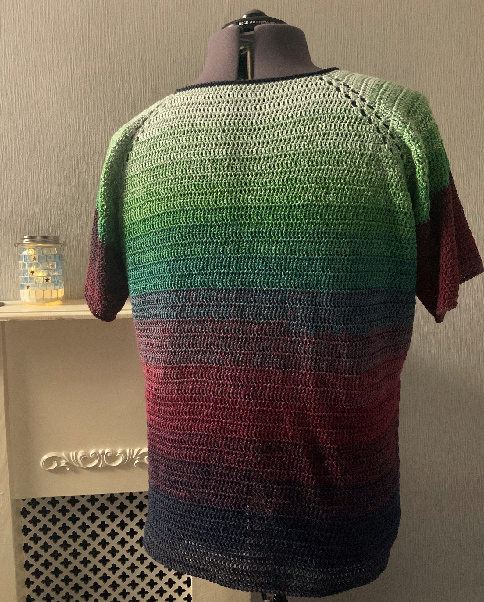 Men's Crochet Pattern Boho Square Neck T-shirt | Etsy UK