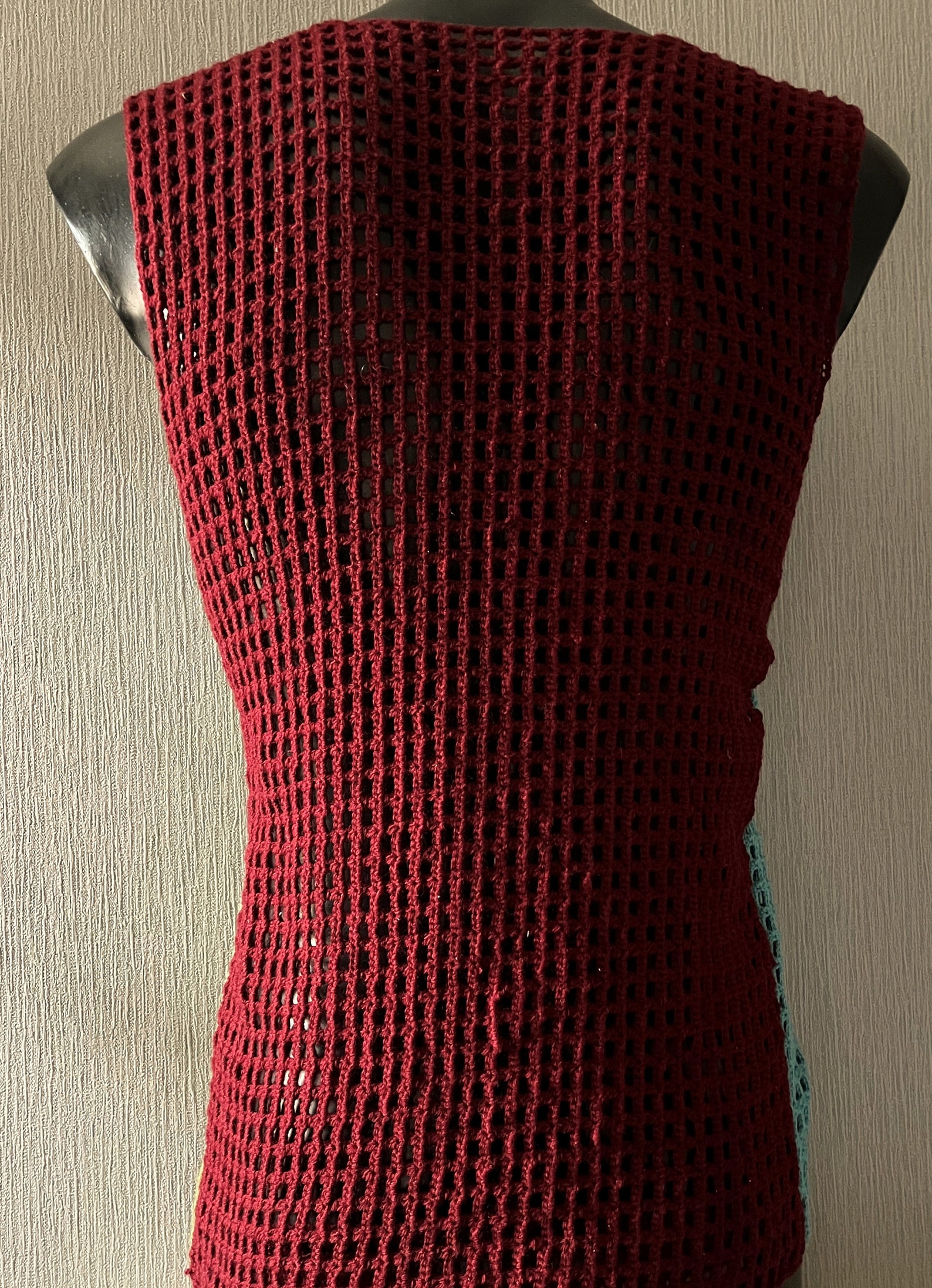 Men's Crochet Pattern Crossover Mesh Tank Top - Etsy
