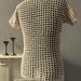 Men's Crochet PDF Pattern, Link Multi Stripe Mesh T-shirt - Etsy UK