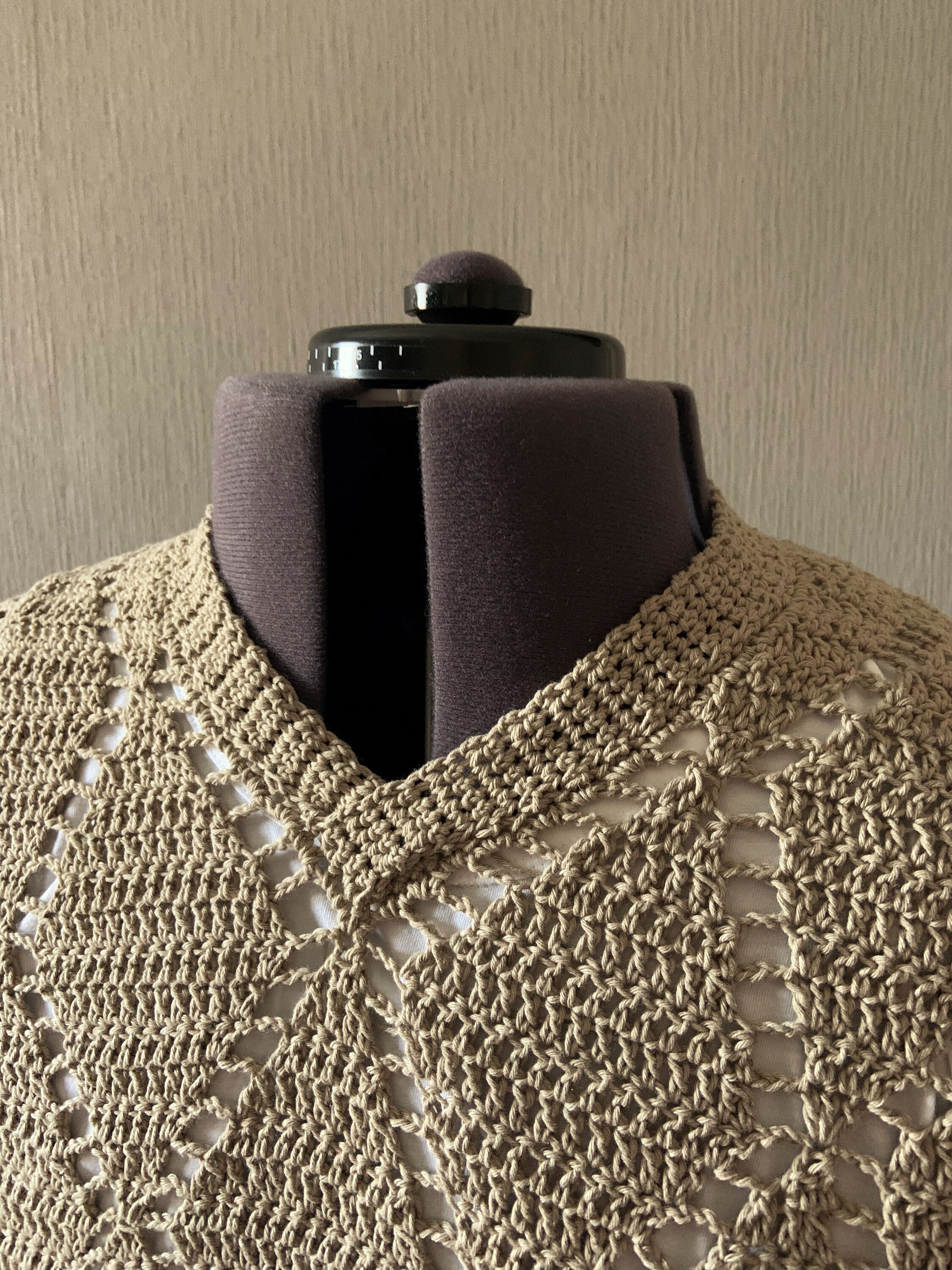 Men's Crochet Pattern, Diamond Mesh V-neck Top - Etsy