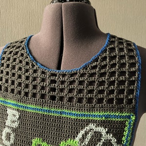 Men's Crochet PDF Pattern, Boylesque Revue Mesh Tank Top - Etsy UK