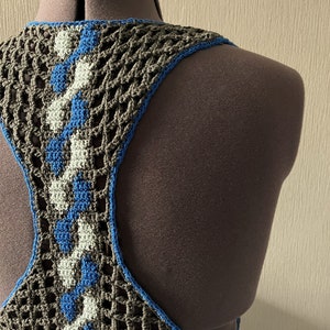 Men's Crochet PDF Pattern, Boylesque Revue Mesh Tank Top - Etsy UK
