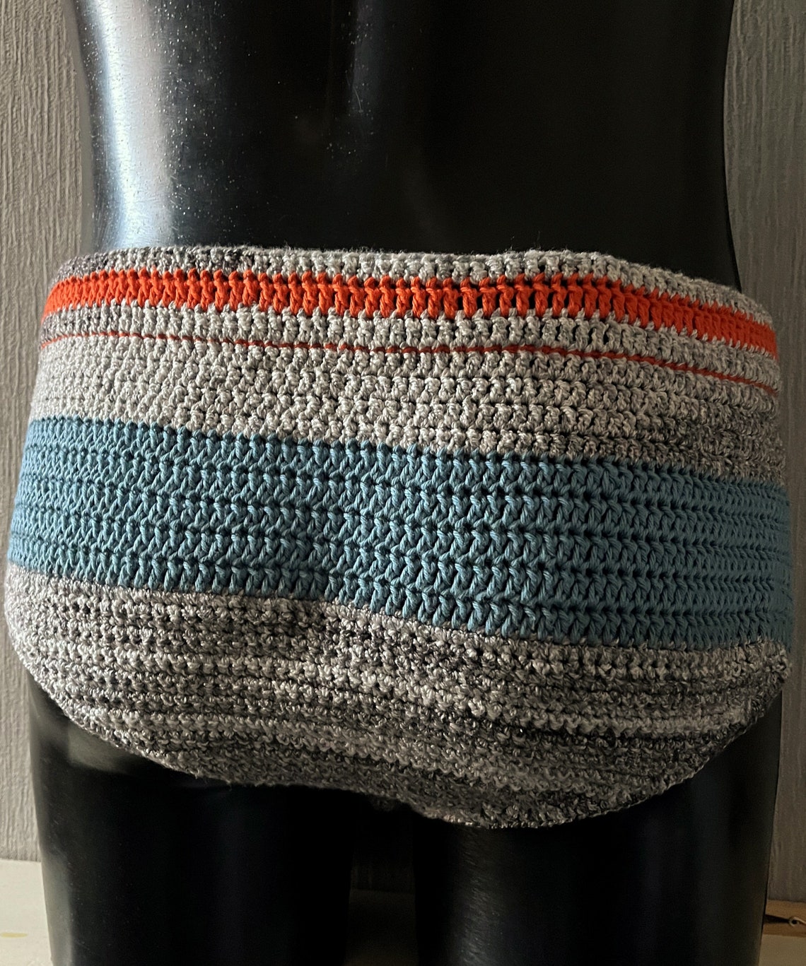 Mens Crochet Pattern Full Side Briefs In Double Knit Etsy