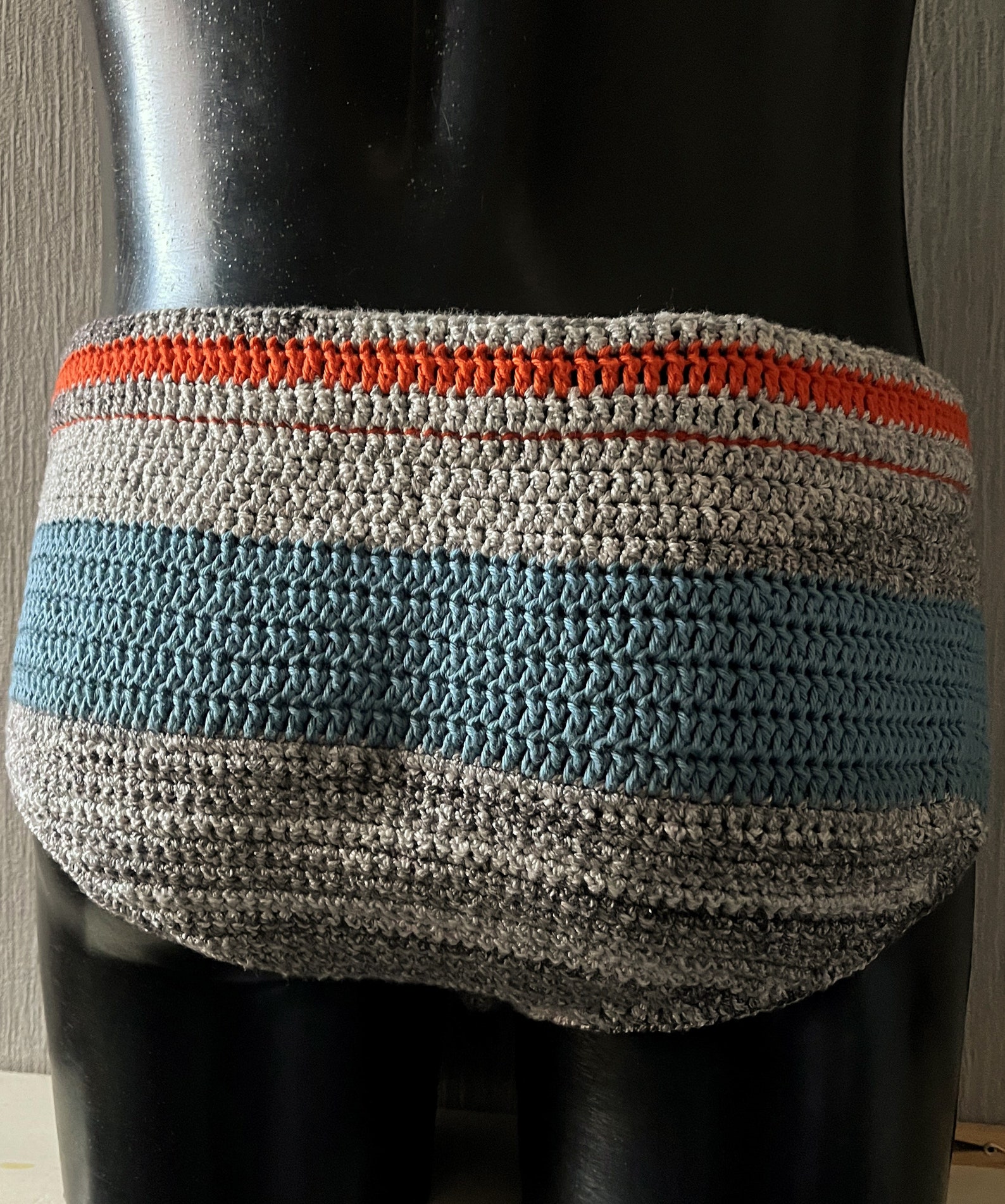 Men's Crochet Pattern, Full Side Briefs in Double Knit Yarn - Etsy