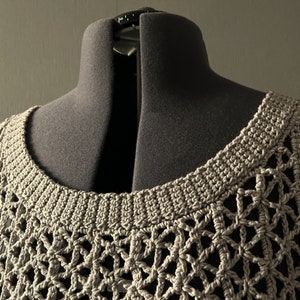 Men's Crochet PDF Pattern, Wide Triple Stitch Mesh Tank Top, All Sizes ...