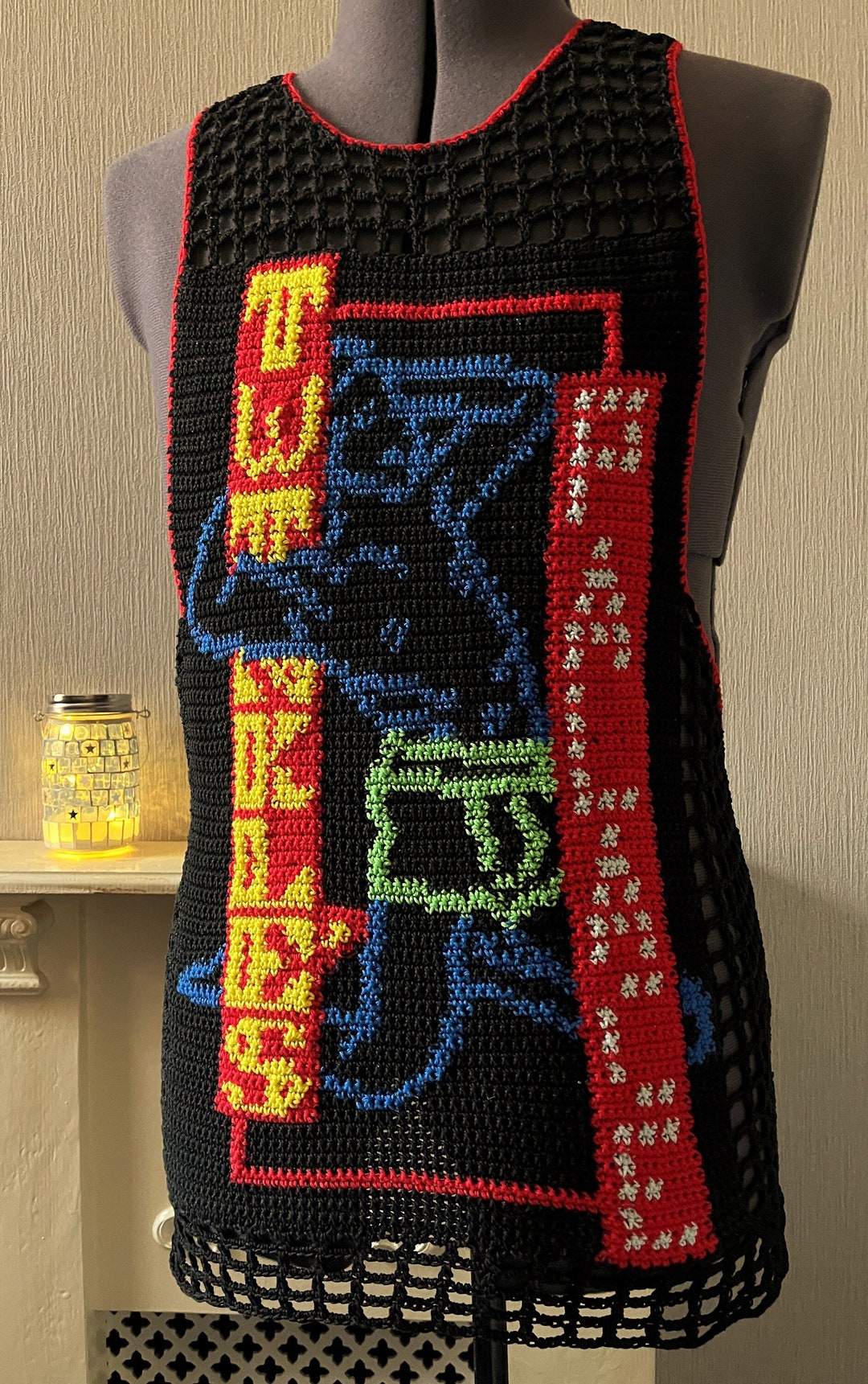 Men's Crochet PDF Pattern, Twinkle's Palace Mesh Tank Top - Etsy