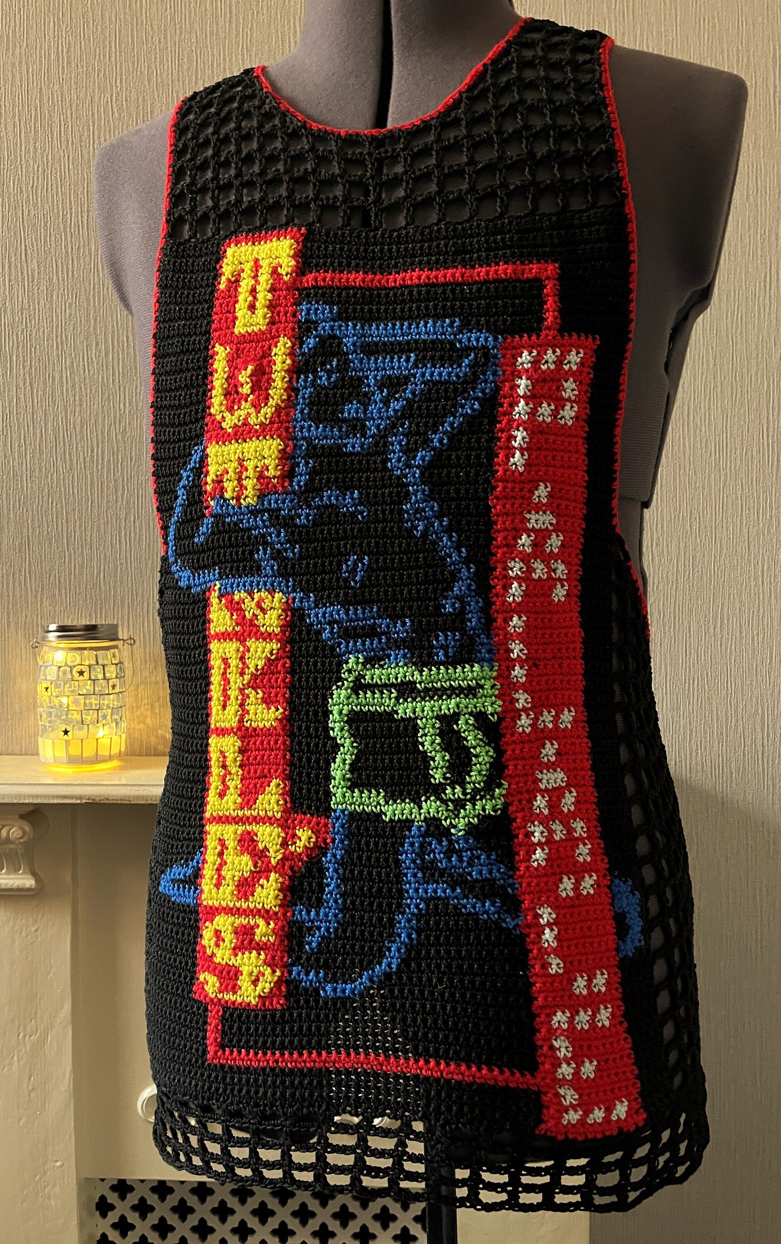 Men's Crochet PDF Pattern, Twinkle's Palace Mesh Tank Top - Etsy UK