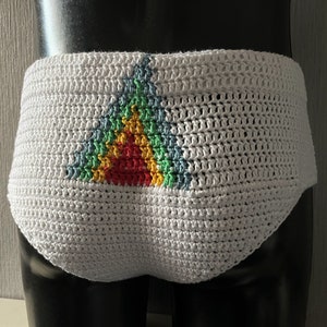 Men's Crochet Pattern, Full Side Briefs in Double Knit Yarn - Etsy