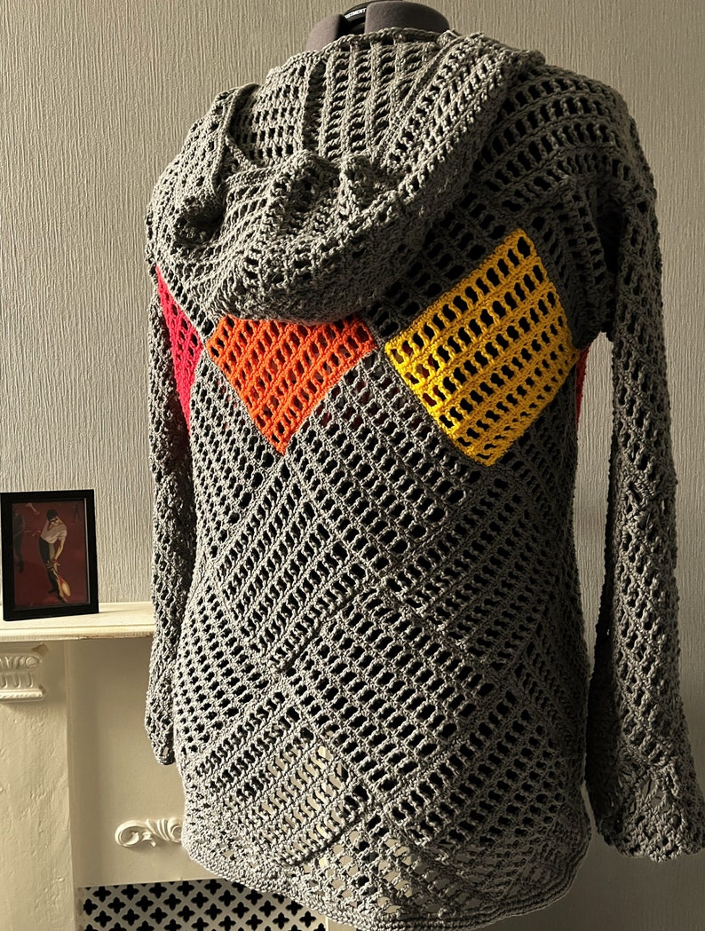 Men's Crochet PDF Pattern, Grid Square Shirt - Etsy