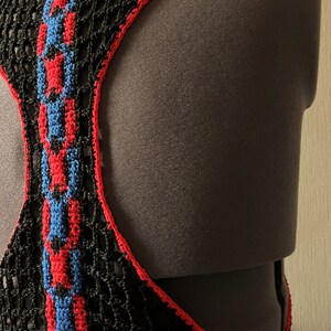 Men's Crochet PDF Pattern, Twinkle's Palace Mesh Tank Top - Etsy UK