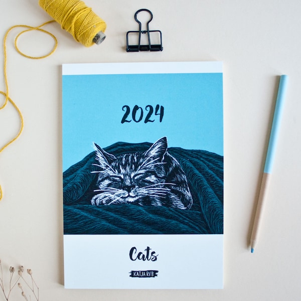 Cat Calendar - Etsy