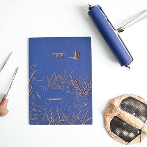 Linoldruck Fuchs und Schwäne, original Druckgrafik - Etsy.de