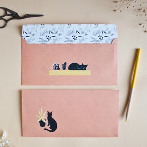 Envelope Set Cats, 10 Envelopes - Etsy