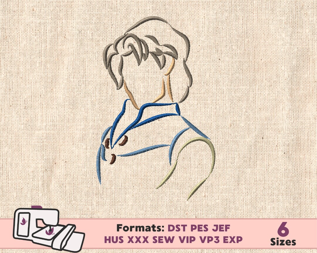 RAPUNZEL PRINCESS EMBROIDERY Design, Tangled Rapunzel Pascal Machine ...