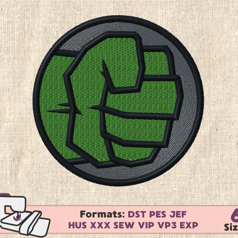 Hulk Embroidery Design - Etsy