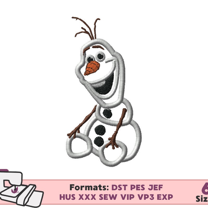 Olaf Applique - Etsy