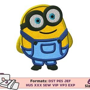 MINION APPLIQUE DESIGN, Minion Embroidery Applique Design, Minion ...