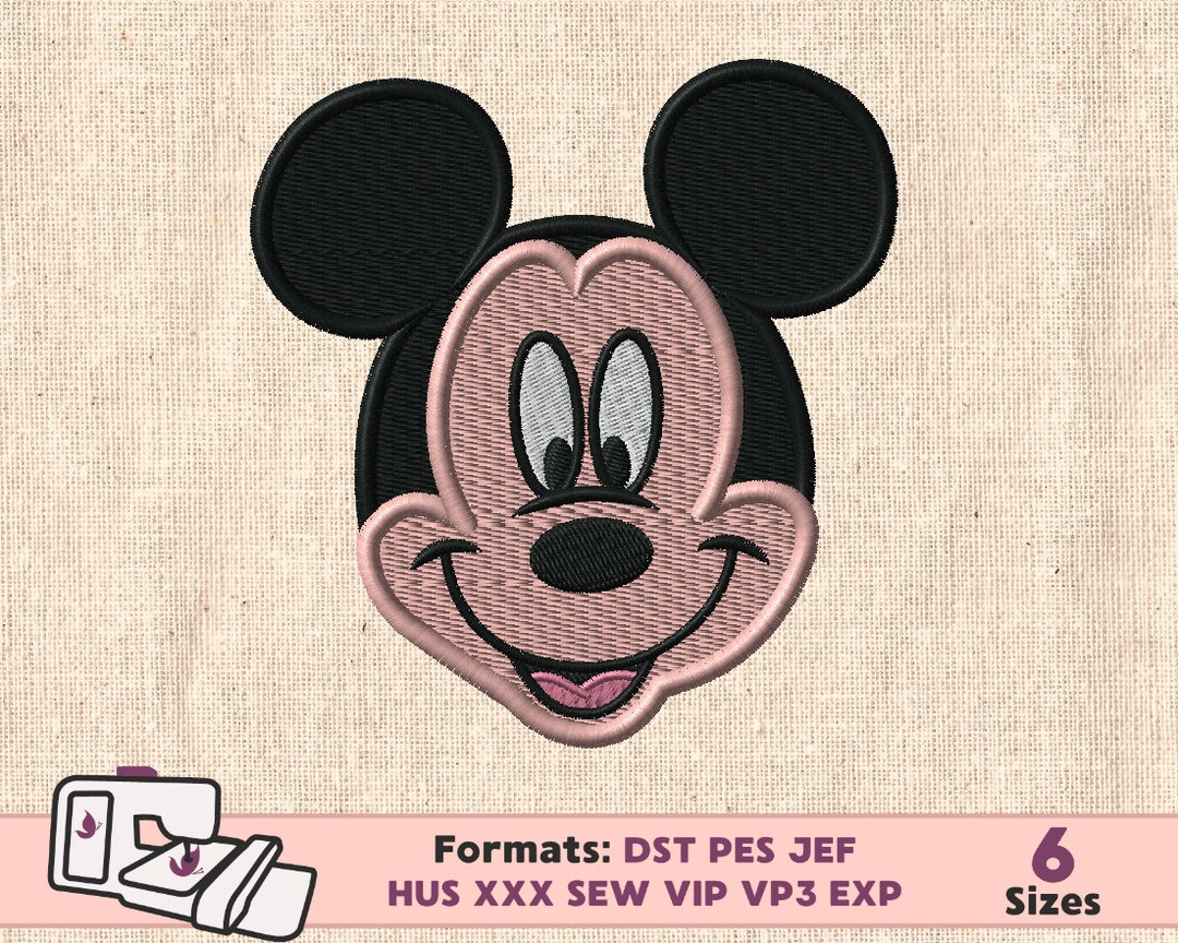 MICKEY EMBROIDERY DESIGN, Diisneyy Mickey Machine Embroidery Pattern ...