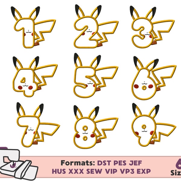 Number Applique - Etsy