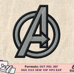 AVENGERS SUPERHERO EMBROIDERY Design, Hulk Spiderman Ironman Thor ...