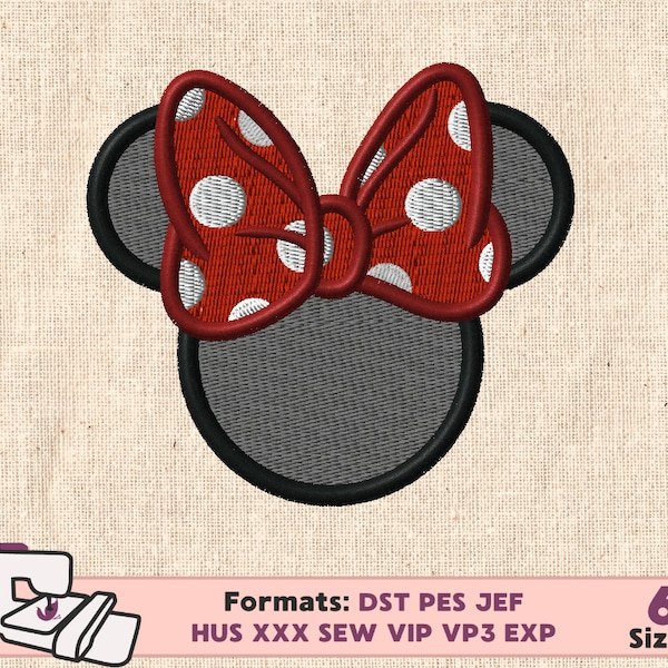 Minnie Embroidery - Etsy