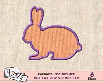 Rabbit applique | Etsy
