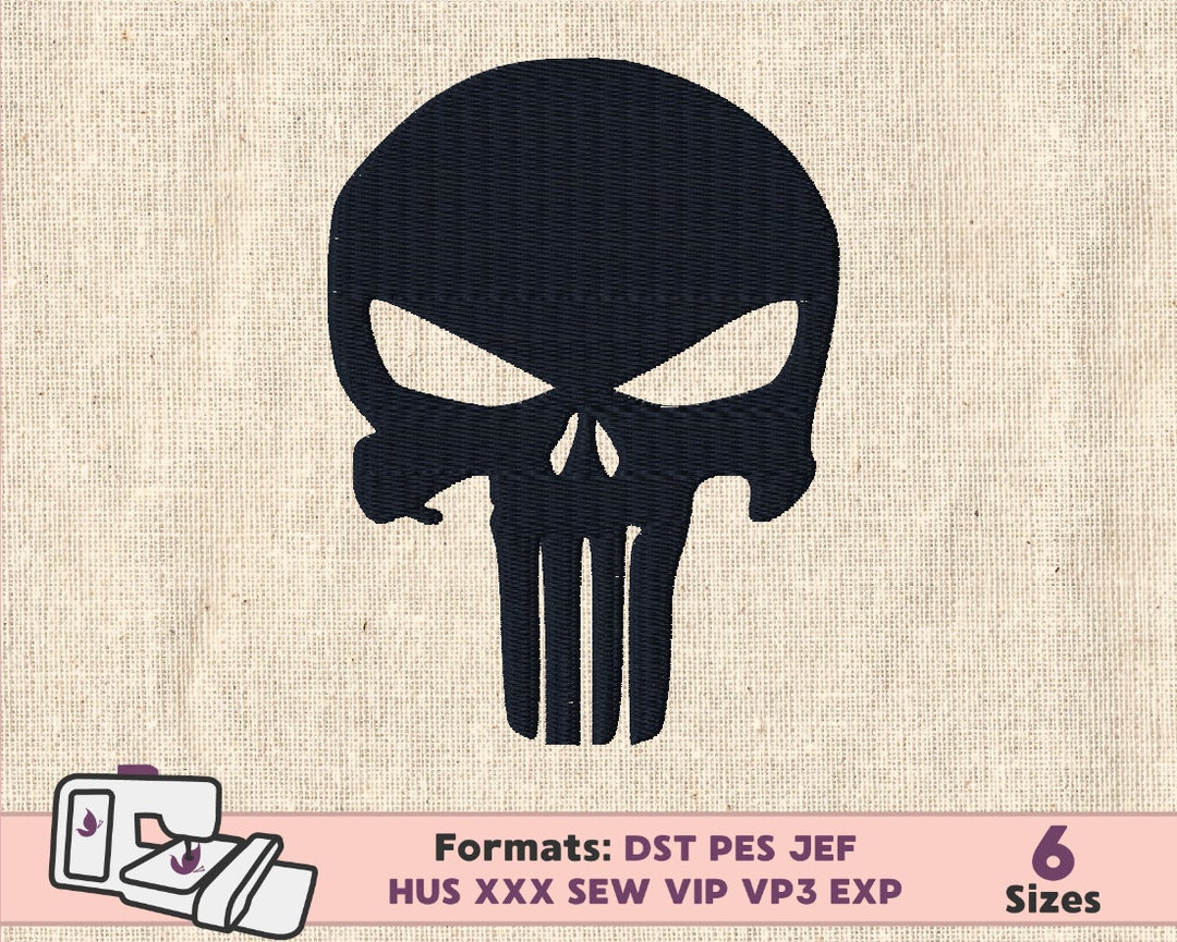 PUNISHER EMBROIDERY DESIGN, Superhero the Punisher Embroidery Design ...