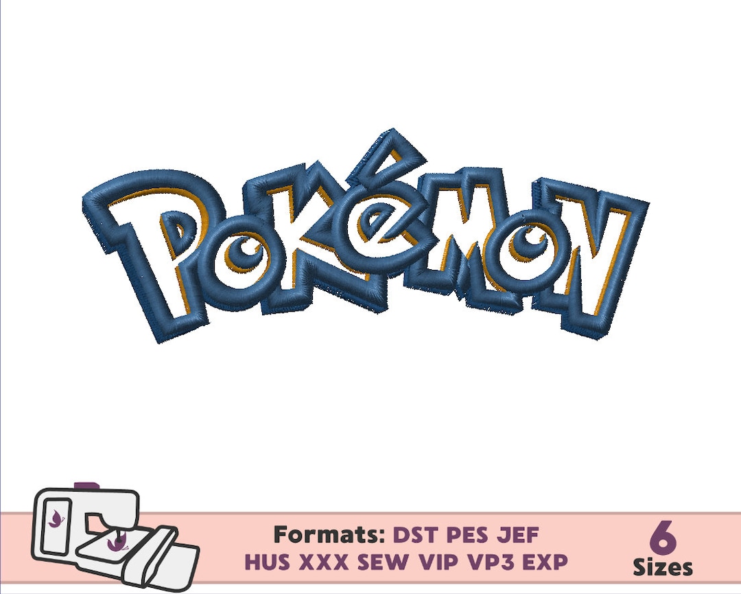 POKEMON APPLIQUE DESIGN Pikachu Embroidery Machine Design - Etsy