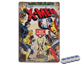 Comic Book Tin Sign - Etsy