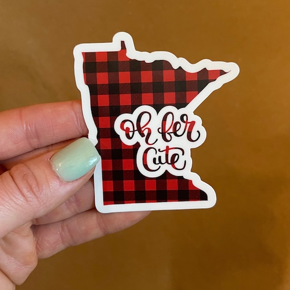 Oh Fer Cute Sticker | Etsy