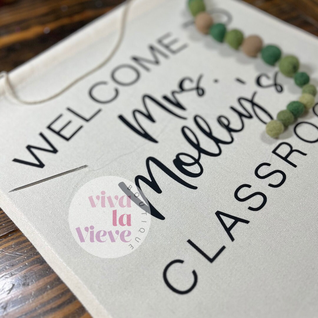 Teacher Sign, Teacher Appreciation Gift, Teacher Flag, Classroom Flag ...