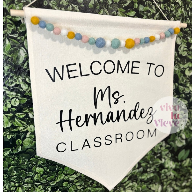 Teacher Sign, Teacher Appreciation Gift, Teacher Flag, Classroom Flag ...