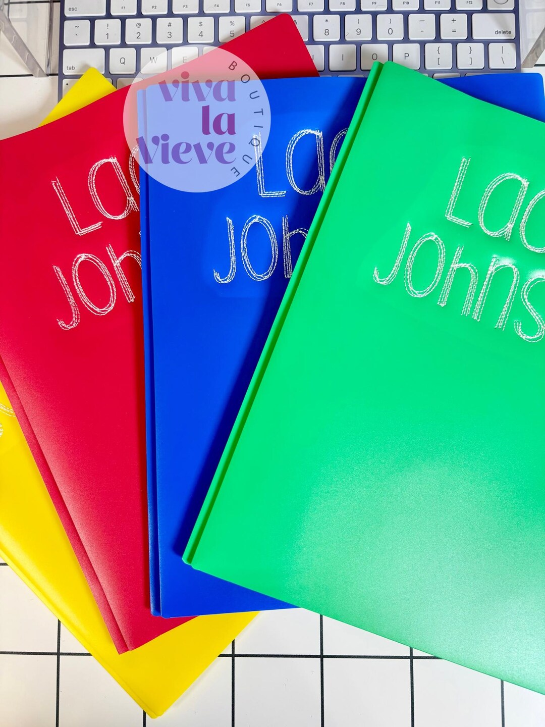 Embroidered Plastic Folder | Embroidered Folder | School Supply ...